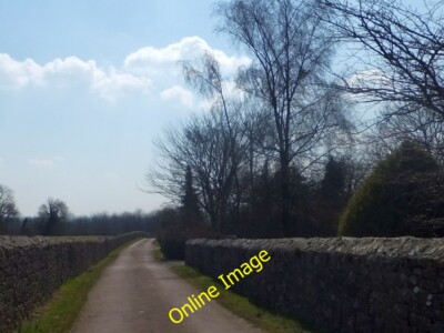 Photo 6x4 Walled fields and farm at Old Rectory Farm Wotton Cross ...