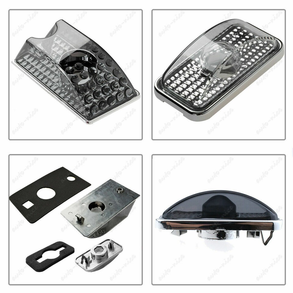 5x Smoke Roof marker light W/ Amber Bulbs LED for Hummer H2 Truck SUV ...