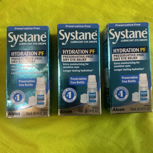 (3) Systane Hydration PF Preservative Eye Drops Alcon Exp02/2026 New ...