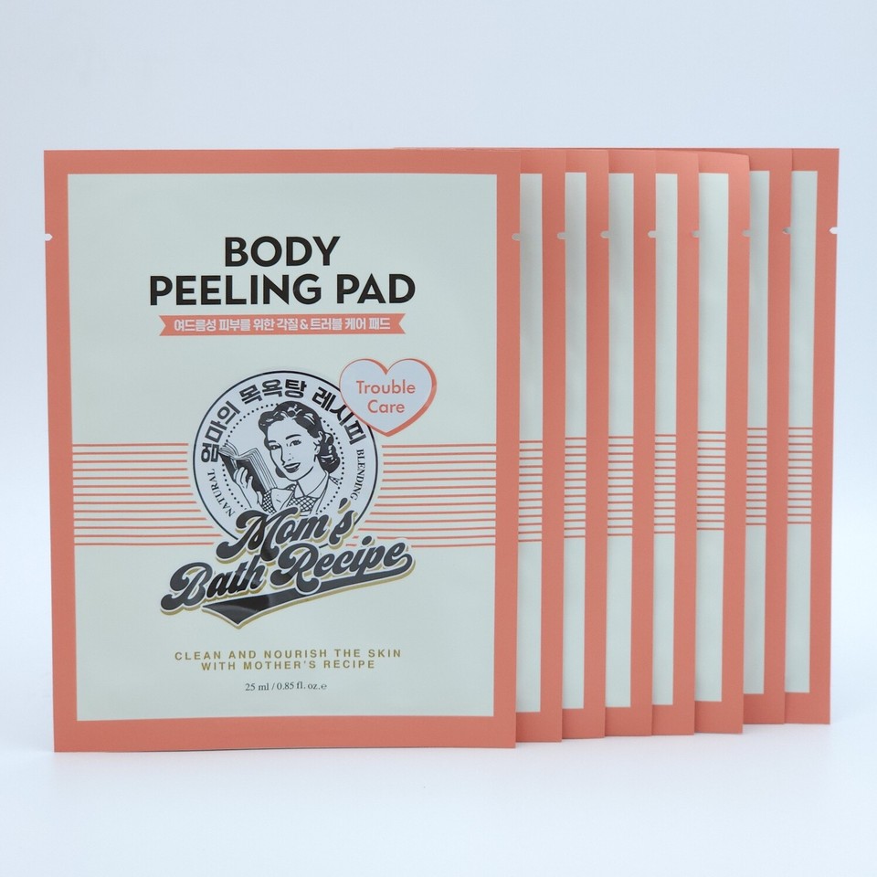 Mon's Bath Recipe Body Peeling Pad 25ml x 8ea 3 type Strong Trouble K ...