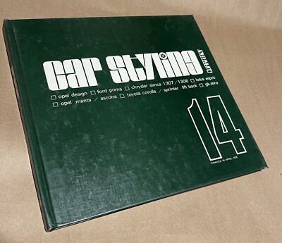Book Car Styling Quarterly Vol No. 14, 1976 Japanese & English Texts | eBay