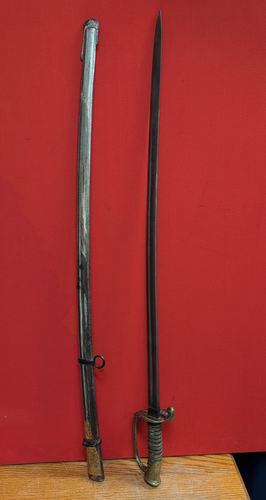 Civil War era US foreign copy of Infantry Officers M-1850 sword with ...