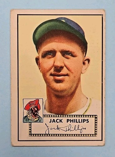 1952 Topps Jack Phillips Red Back #240 Card | eBay