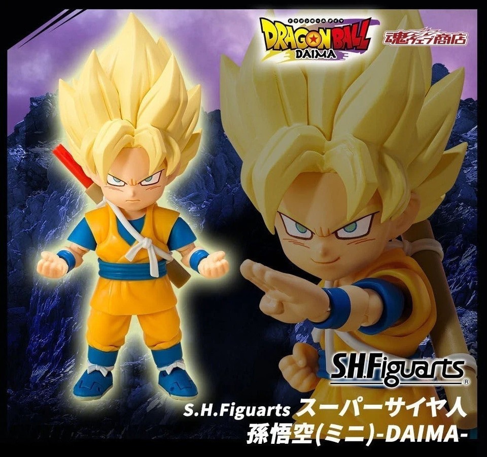 Bandai S.H.Figuarts SHF Super Saiyan Son Goku Mini Ver Dragon Ball ...
