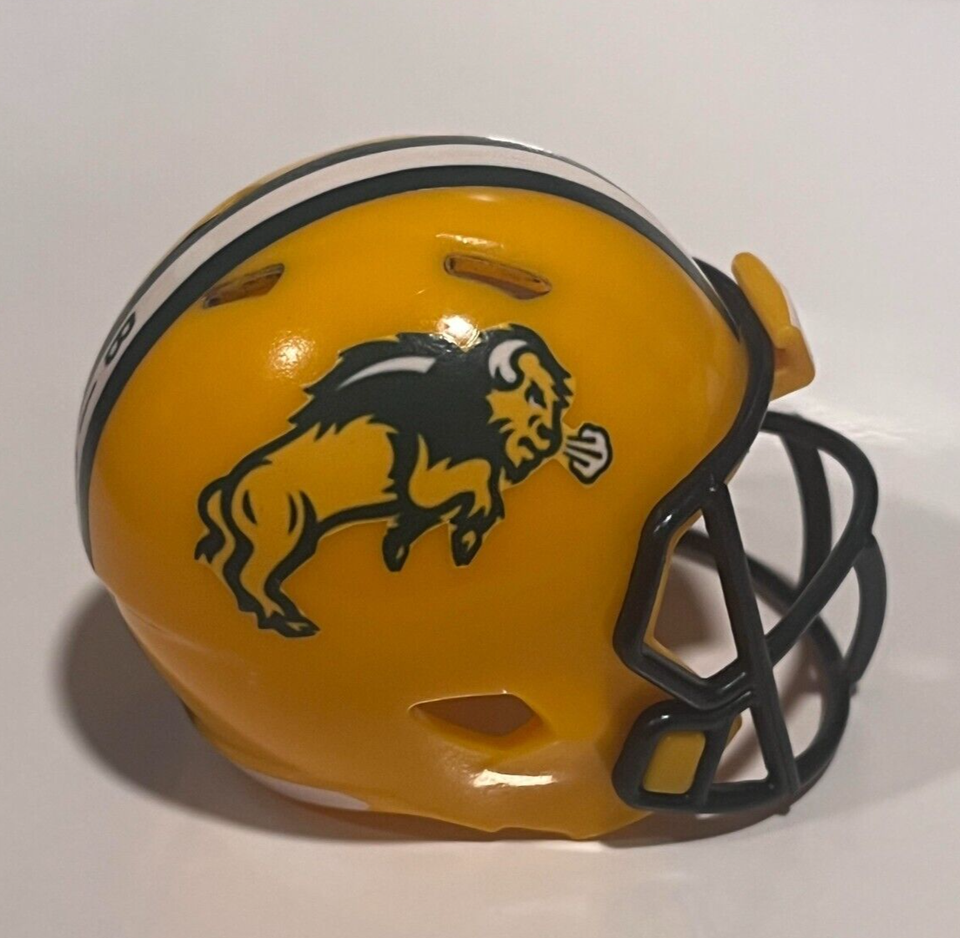 Riddell pocket pro football helmet North Dakota State Bison CUSTOM | eBay