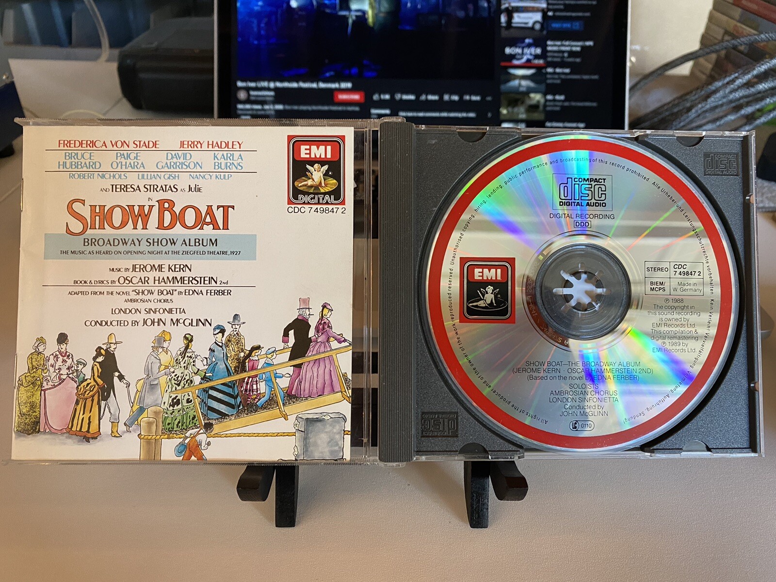 Show Boat Musical CD 1988 Studio Cast Highlights Frederica Von Stade ...