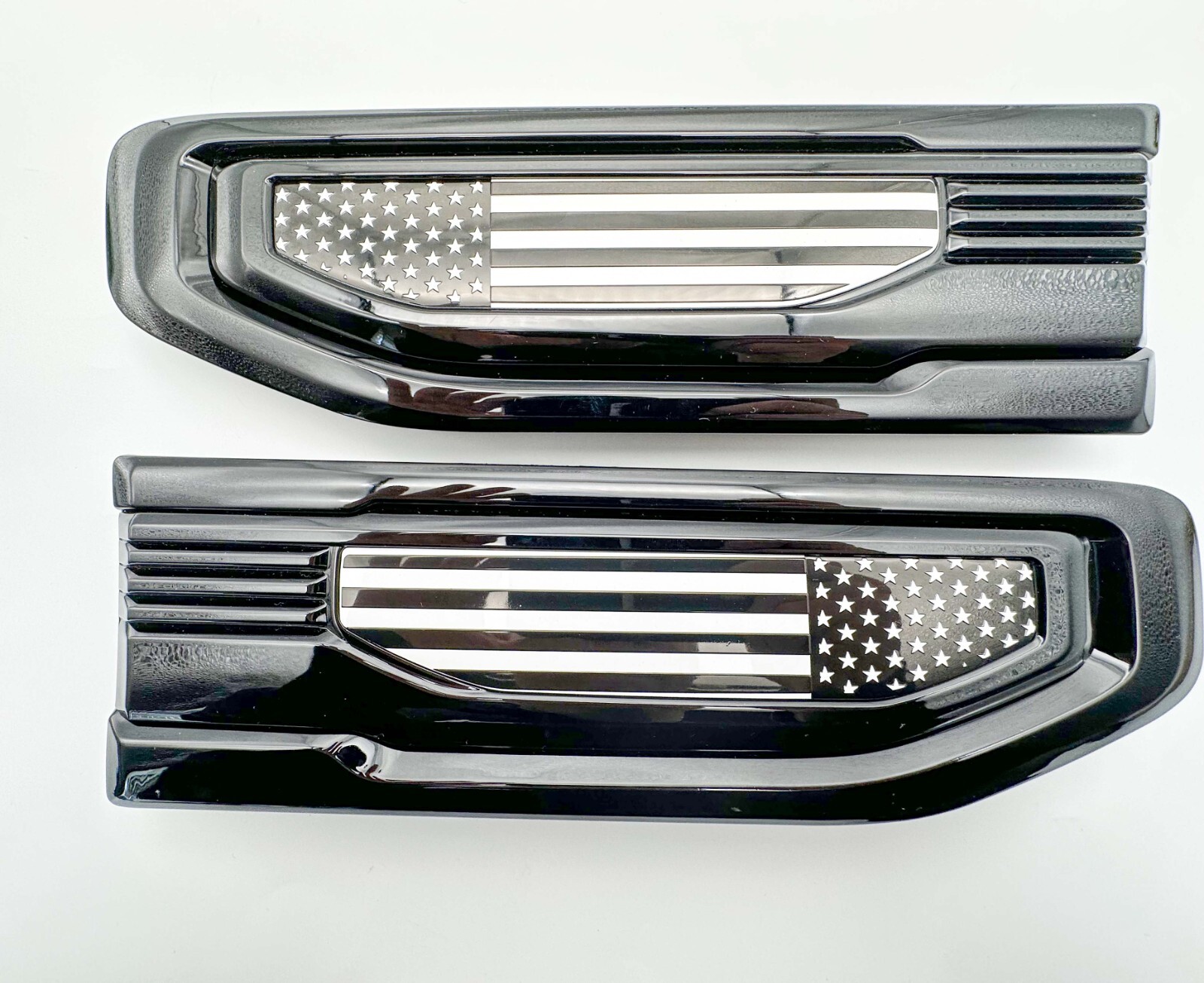 2019-2024 GMC Sierra Fender Vent Emblem Kit Fit GM | Black | Clip-On ...