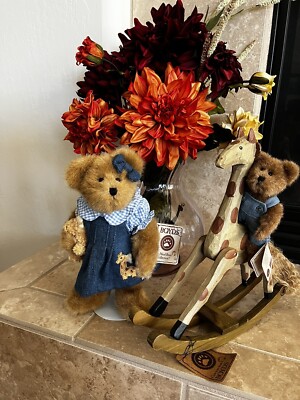 Boyds Bears HAYLEY w/AUSTIN & STRETCH #918828 LE Set, 2🐻+ Rocking ...