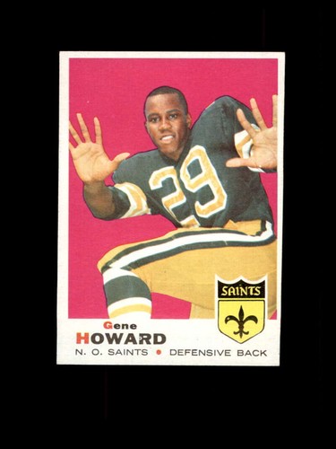 1969 Topps Football #149 Gene Howard STARX 4.5 VG/EX+ (LS803926) | eBay