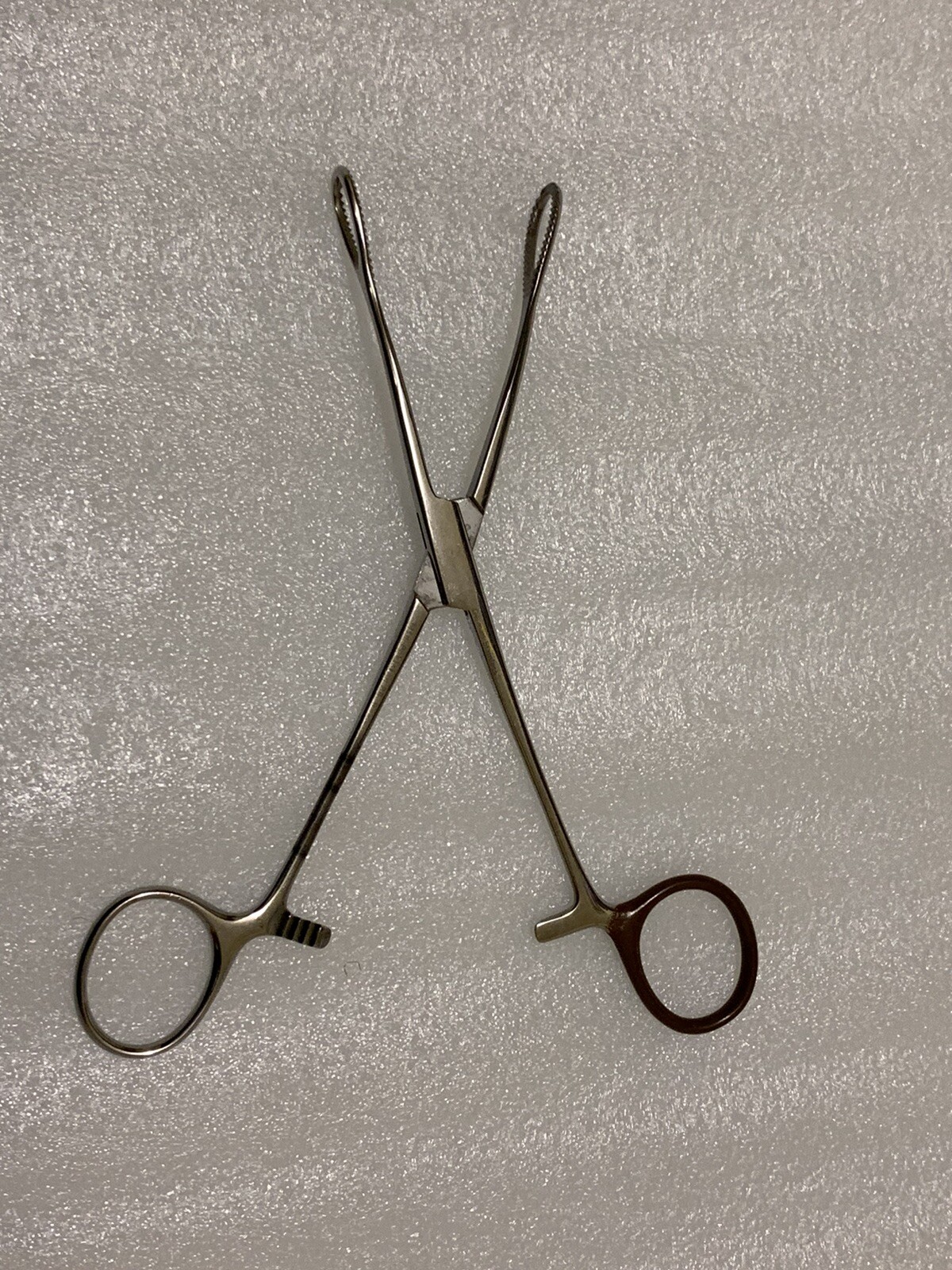 Codman 32-6011 Sponge Forcep, Curved, Serrated, 7" | eBay