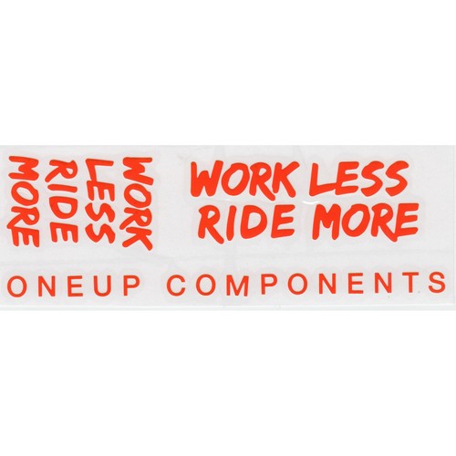 OneUp Components Riser Bar Decal Kit, Orange 37462821942 | eBay