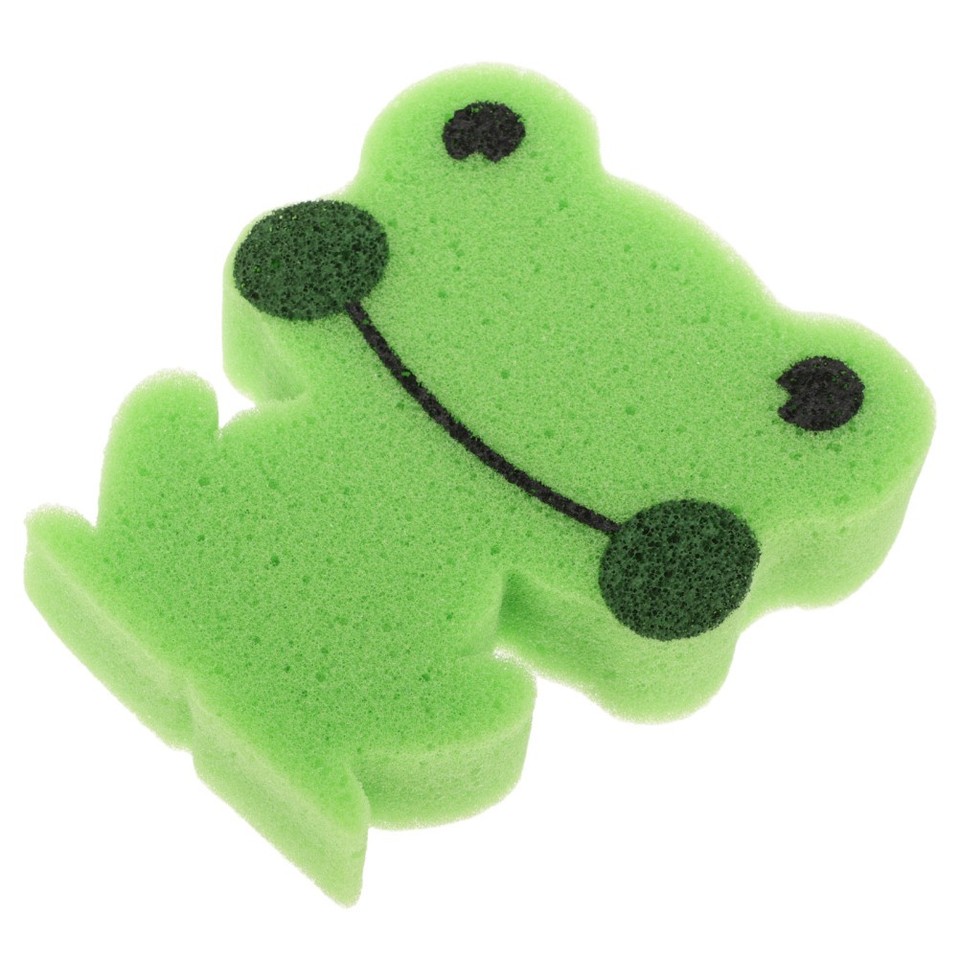 Frog Bathing Sponge Adorable Cartoon Animal Bath Sponge for Kids Baby ...