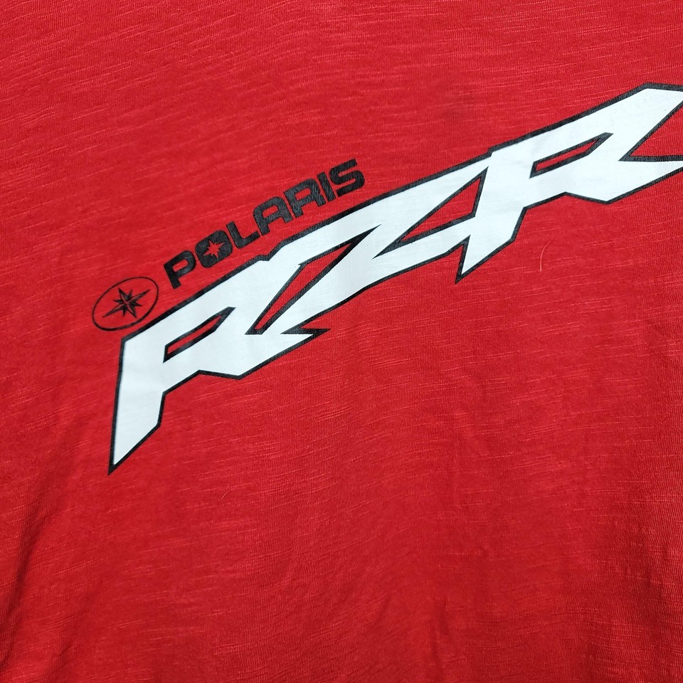 Polaris RZR Shirt Mens Extra Large Red Black Long Sleeve Off Road ...