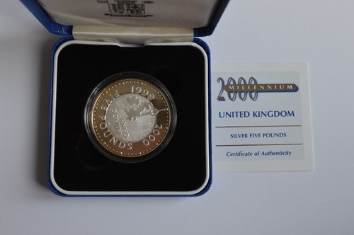 Millennium 2000 £5 Five Pounds Silver Proof Coin | eBay UK