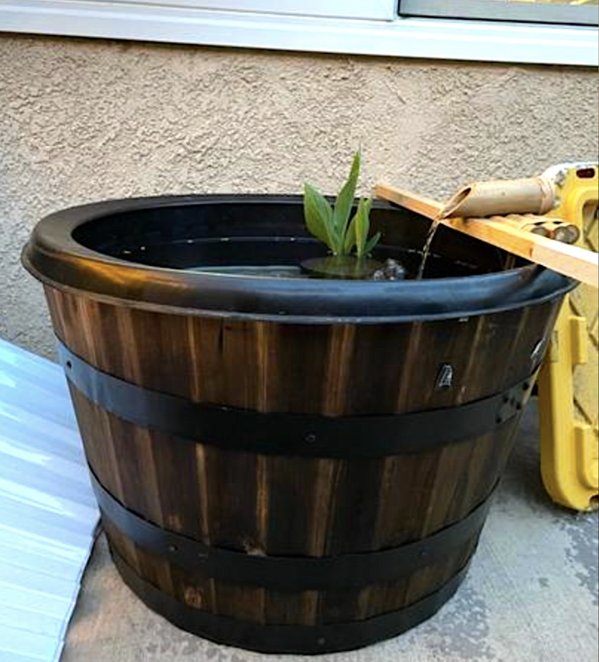 Large 20 Gal. Plantainer Preformed Pond Liner*fits Perfect in Whiskey ...