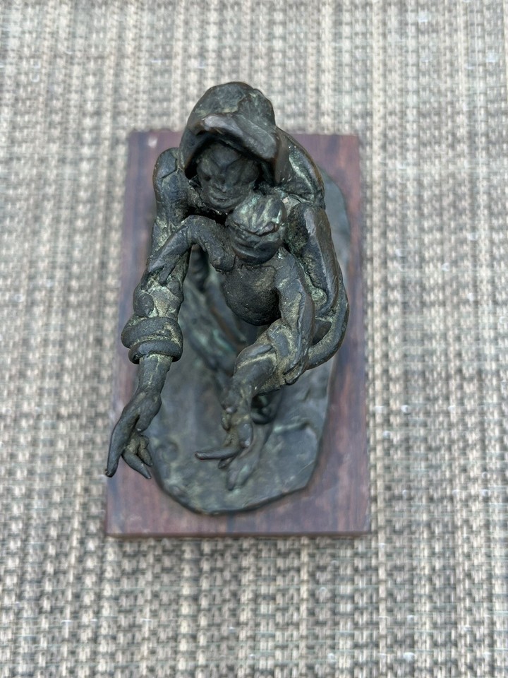 Frank Eliscu 1912-96 American Powerful Bronze Figural Sculpture Heisman ...