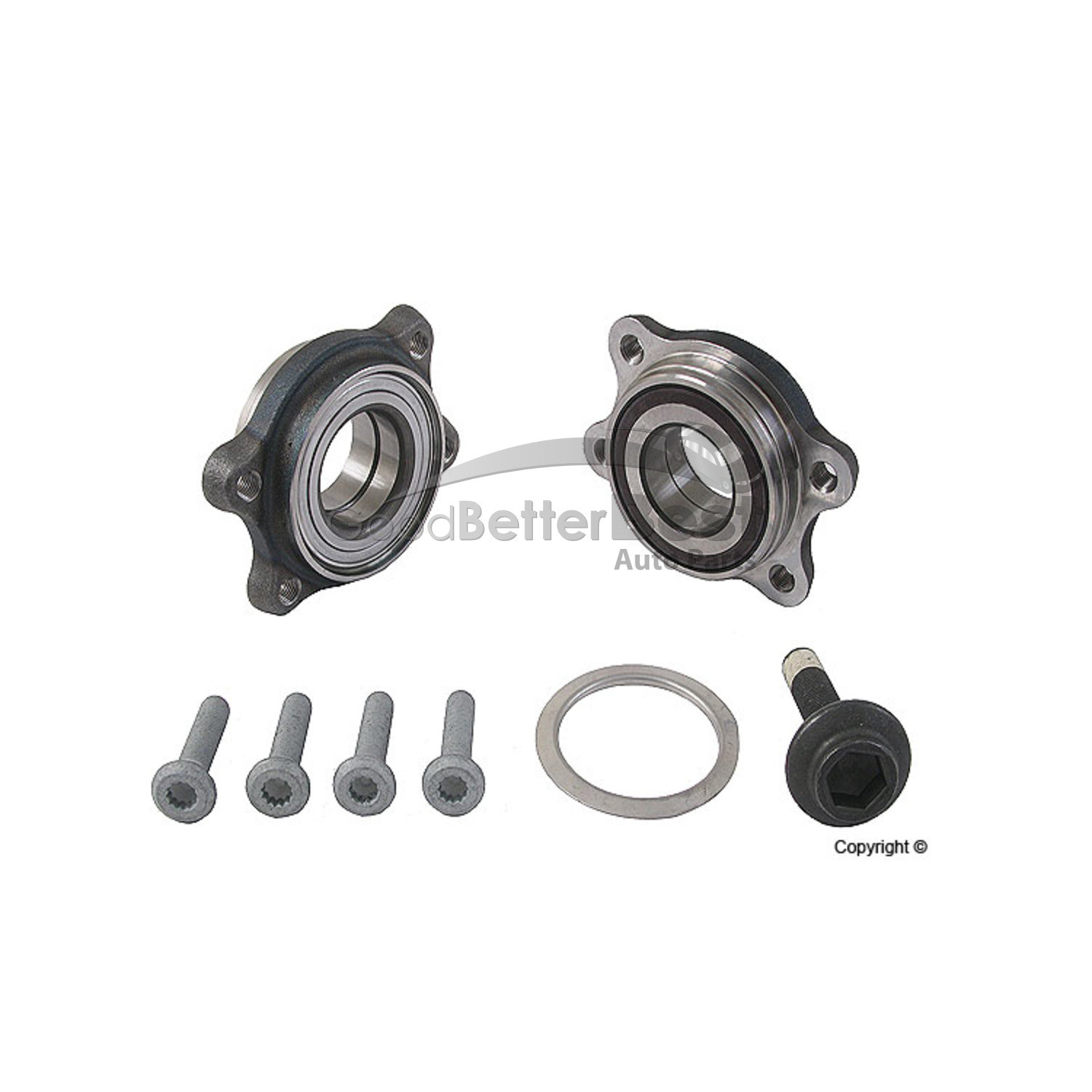 New SKF Wheel Bearing Kit Front WKH6546 4E0498625B for Audi for ...