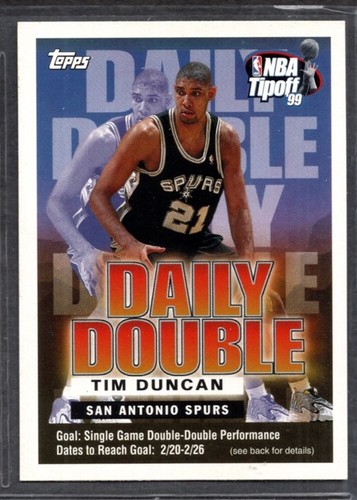 1999-00 Topps - Daily Double - Tim Duncan | eBay UK