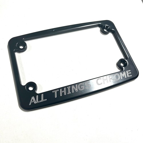 *CLEARANCE* BLACK CONTRAST CUT ATC LICENSE PLATE FRAME FITS ALL SPORT ...