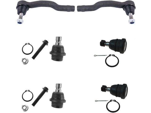 TRQ 67HG12S Front Ball Joint and Tie Rod End Kit Fits 2004-2013 ...