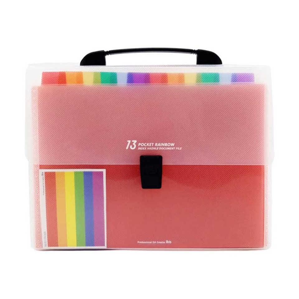 Plastic Business Document File Expanding Bags Large Capacity Desktop ...