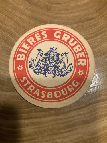 1950’s Bieres Gruber Strasbourg German Beer Coaster | eBay