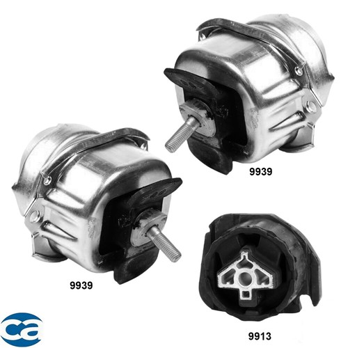 Front Right, Left Engine Motor Mounts & Trans. Mount 3Pcs Set for BMW ...