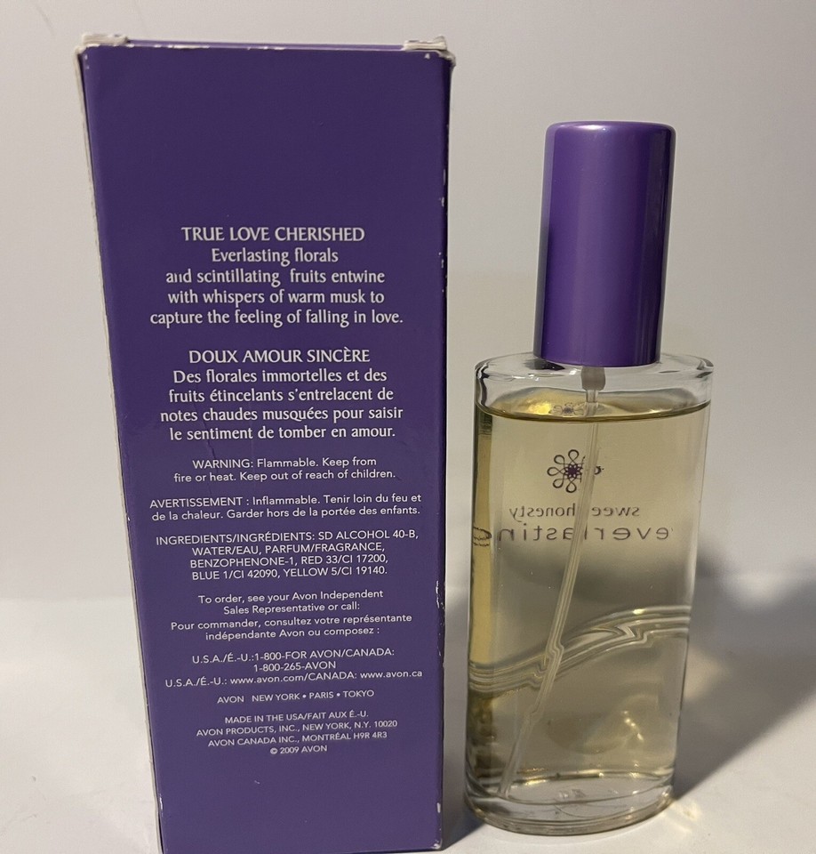 Avon Sweet Honesty Everlasting Perfume Eau De Toilette Spray 2009 1.7 ...