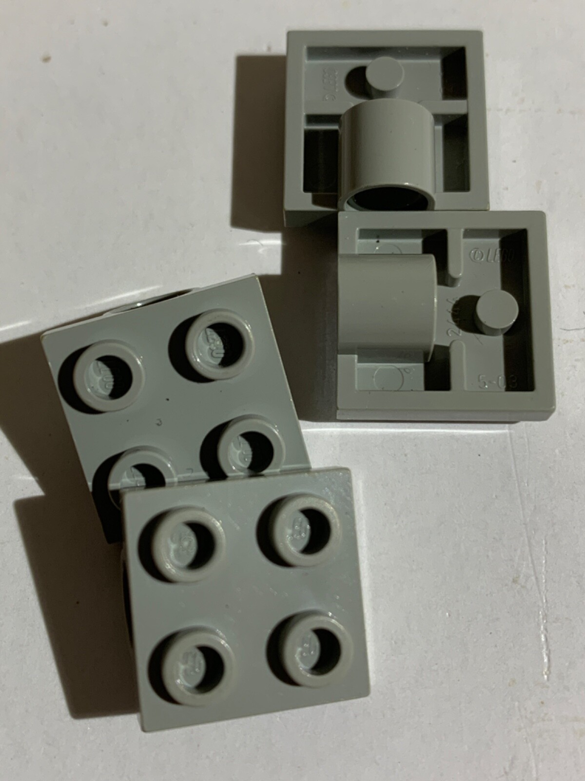 LEGO Parts 2444 / 10247 (4pcs) Plate, Modified 2 x 2 w Pin Hole Choose ...