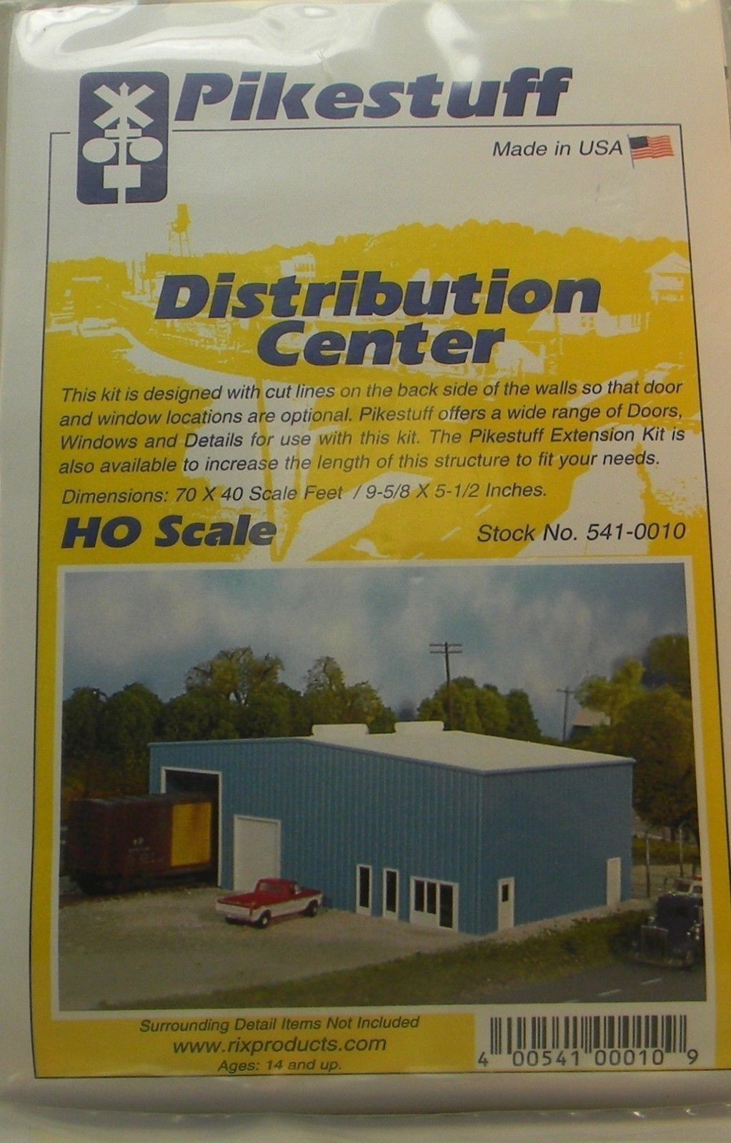 Pikestuff (HO-Scale) #541-0010 Distribution Center Kit (blue) - NIB | eBay