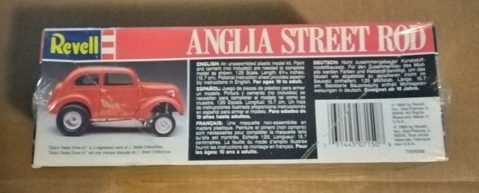 REVELL Anglia Street Rod #7150 (1989) *NEW FACTORY SEALED* (Vintage ...
