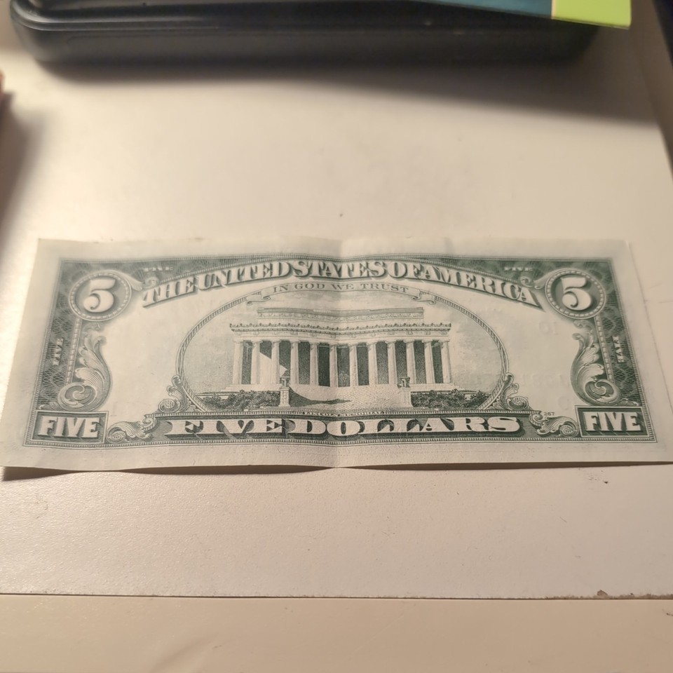 1974 $5 Star Note Dollar Bill Crisp circulated condition | eBay