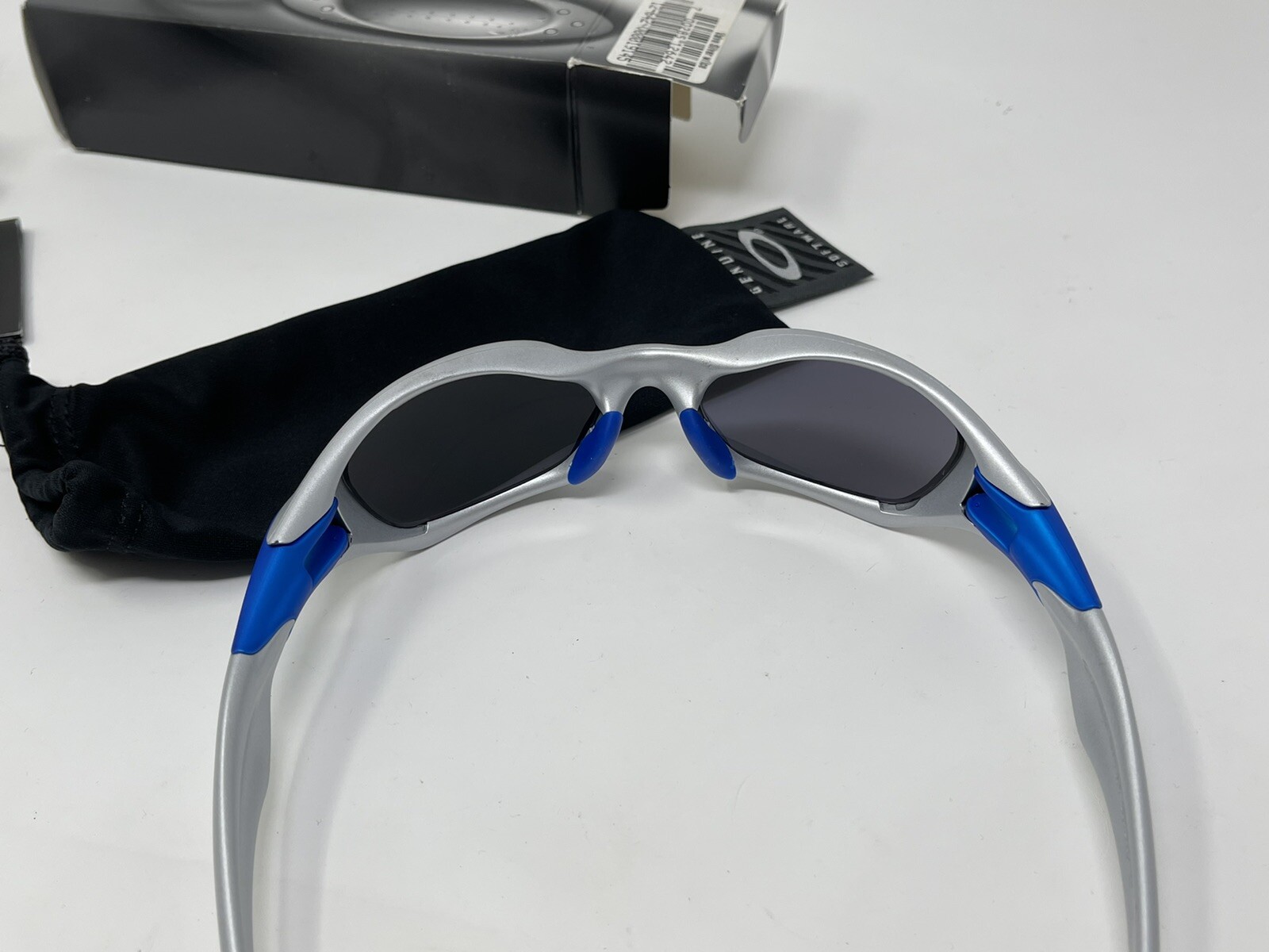 Vintage Rare OAKLEY Valve 1.0 Silver Ice Iridium Sung… - Gem