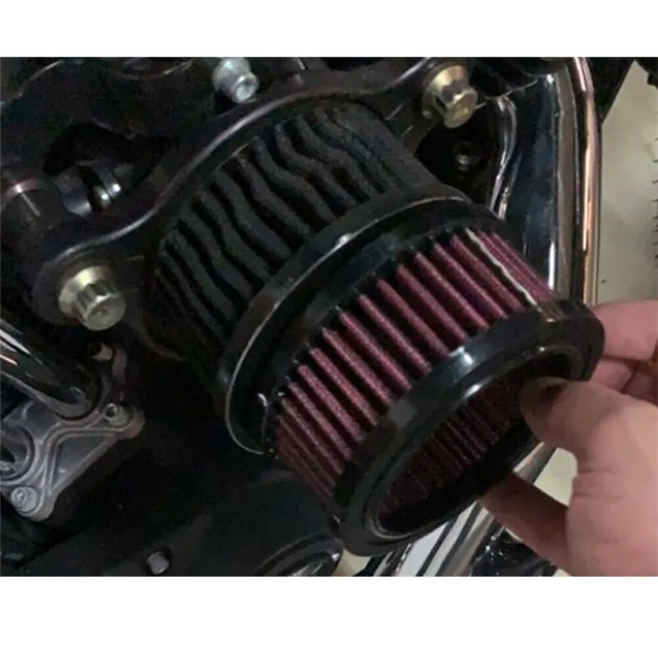 NEW Air Cleaner Intake Filter Element For Harley Touring Road King Dyna ...