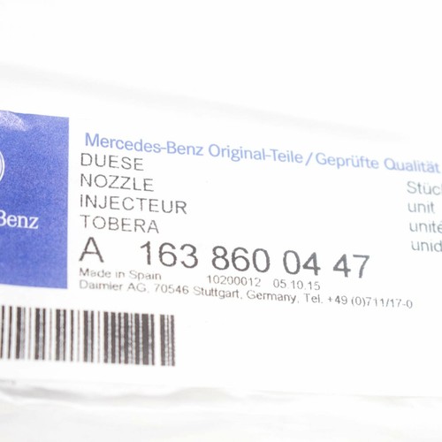 NEW MB ML W163 REAR WINDSHIELD WASHER NOZZLE A1638600447 163-860-04-47 ...