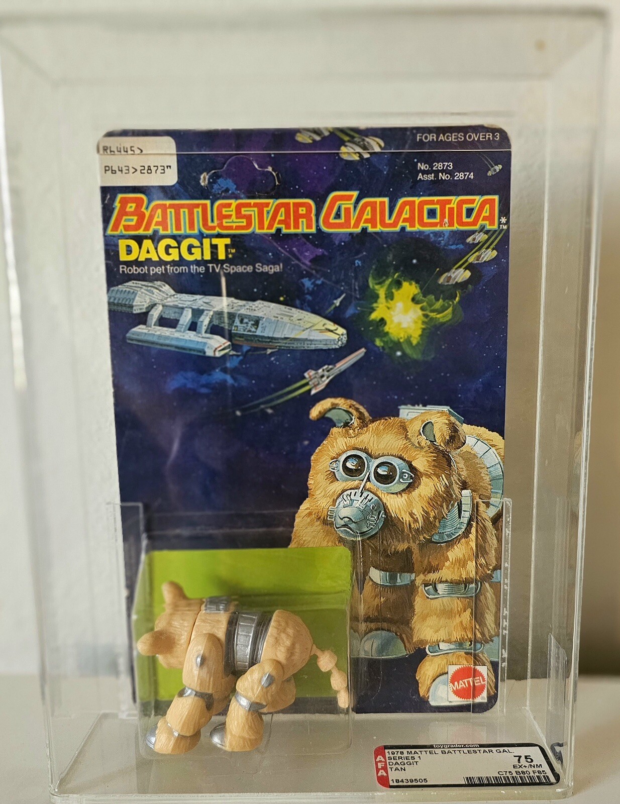 1978 Mattel Battlestar Galactica Daggit (Tan) Action Figure AFA 75 | eBay