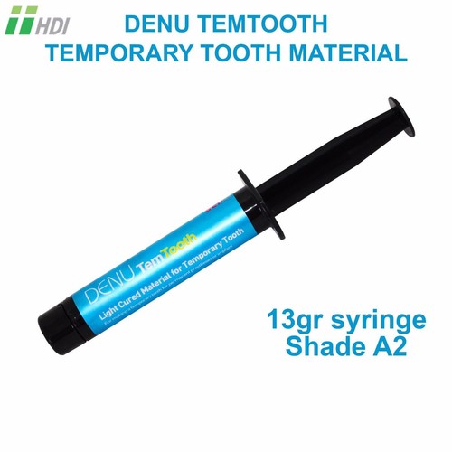 Denu TemTooth Temporary Light Cure Tooth Teeth Dental Crown A2 13 g ...
