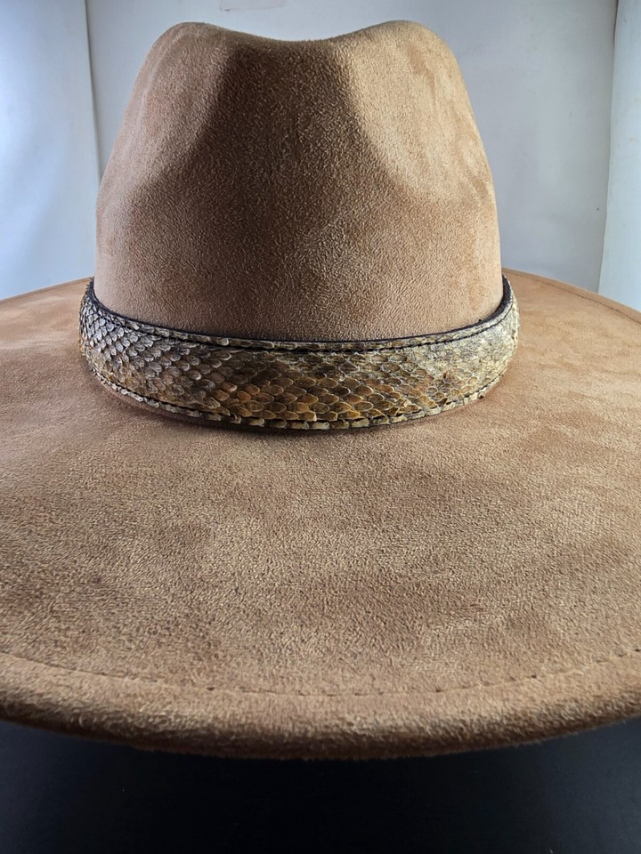 Rattlesnake skin hat band band Western cowboy cowgirl Real classy ...