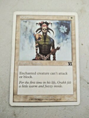 MTG Pacifism Sixth Edition 33/350 Regular Common - Premium NOS - See ...