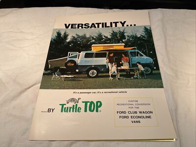 TURTLE TOP Van Conversion Brochure 118 W Lafayette St Goshen IN | eBay