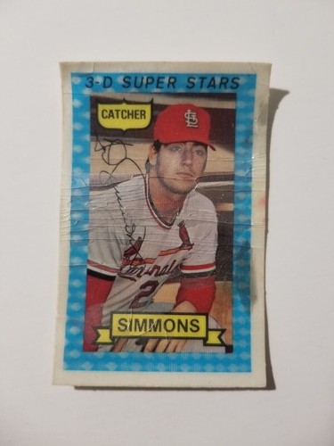 TED SIMMONS 1974 KELLOGG'S 3-D BASEBALL CARD #21 ST. LOUIS CARDINALS | eBay