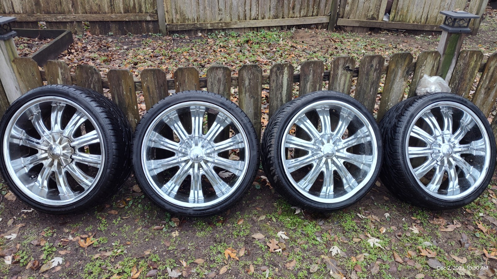 Nice VERSANTE 20" Inch Chrome Rims/Low Profile LIONHART TIRES Wheels ...