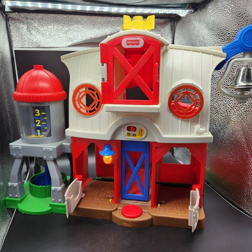 Fisher-Price Little People Smart Stages Barn Farm Playset Sound Animals ...