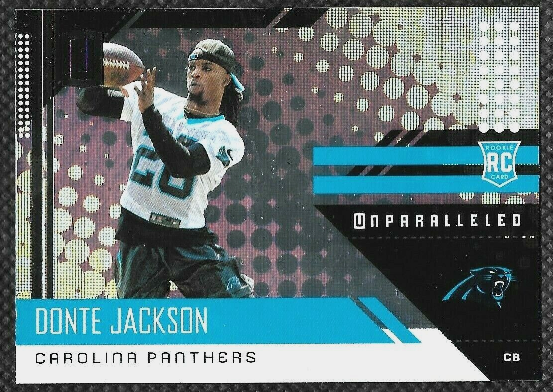 Donte Jackson 2018 Panini Unparalleled Rookie #291 Carolina Panthers ...