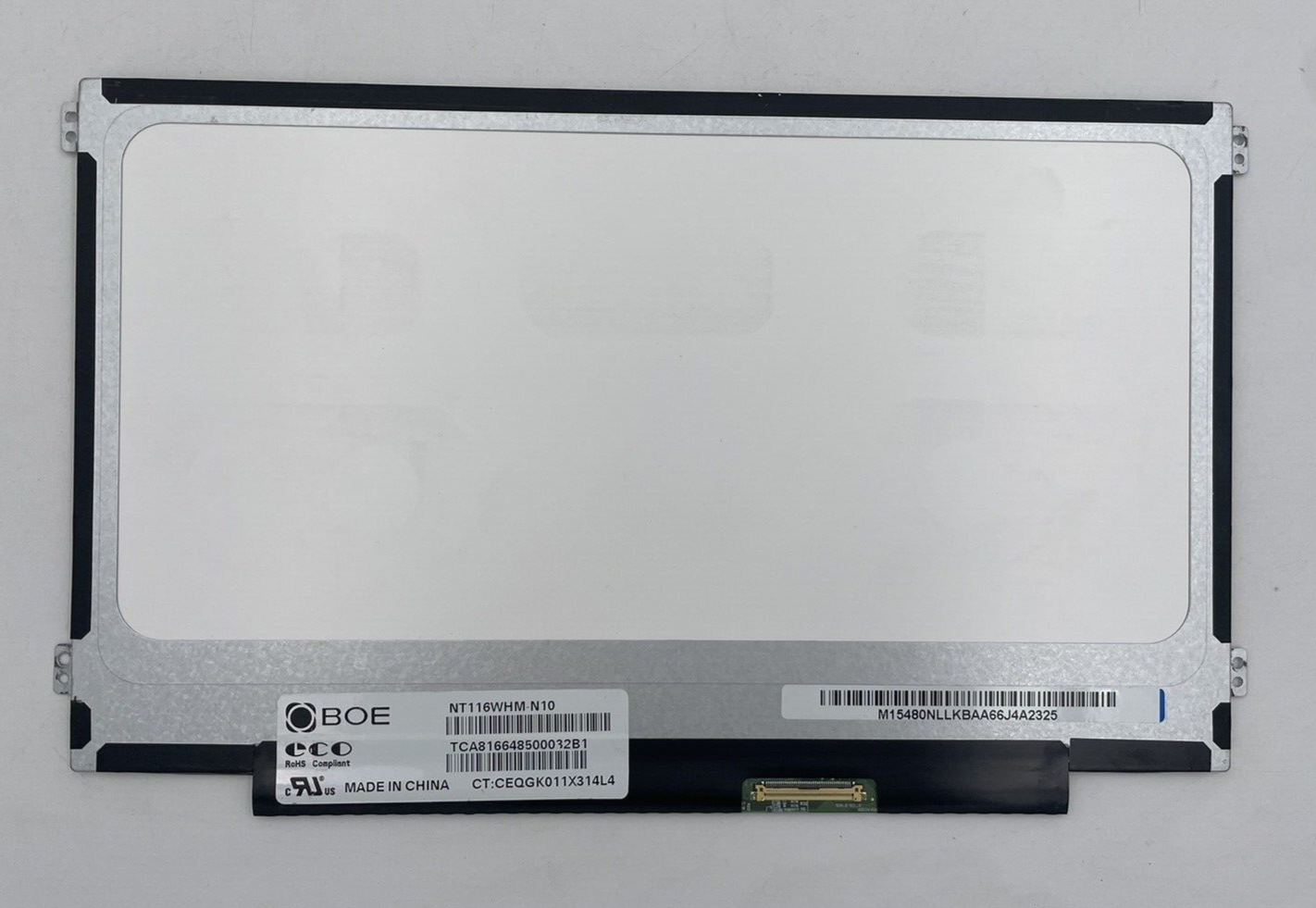 NT116WHM-N10 11.6" WXGA HD 1366x768 LED LCD Replacement Screen BOE 40 ...