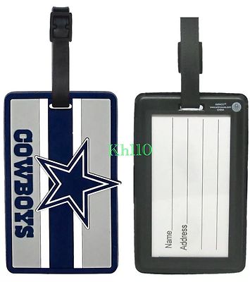 NFL Dallas Cowboys Soft Luggage Bag Tags /Gym bag / Golf bag | eBay