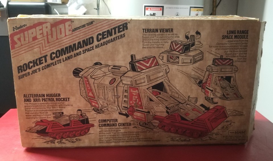 Vintage 1977 GI Joe Super Joe Rocket Command Center with box | eBay