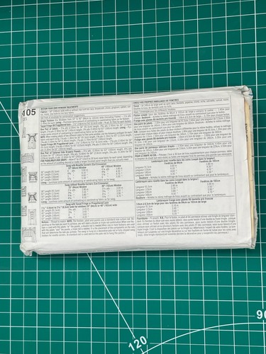 Simplicity Pattern 9105 Window Swag Style Classic Sewing Drapes UC FF ...