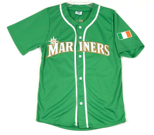 Seattle Mariners Jersey Mens S Irish Heritage Night SGA #24 Stitched ...