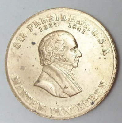 Marten Van Buren 8th President 1837-1841 Coin Medal Token 25mm | eBay